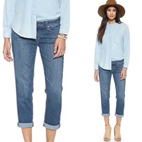 PAIGE | Jeans | New Paige Jimmy Jimmy Crop High Rise Boyfriend Jeans ...
